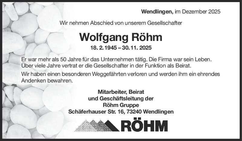 Traueranzeigen - Teckbote